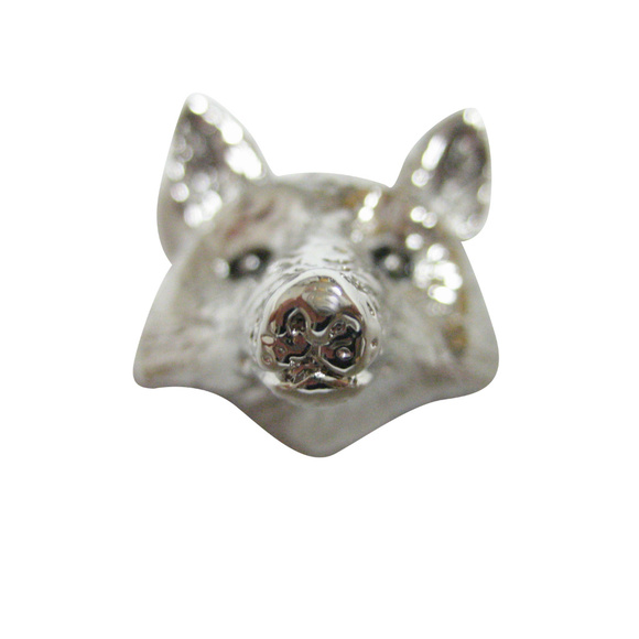 Kiola Designs | Other | Silver Toned Detailed Fox Head Magnet | Poshmark